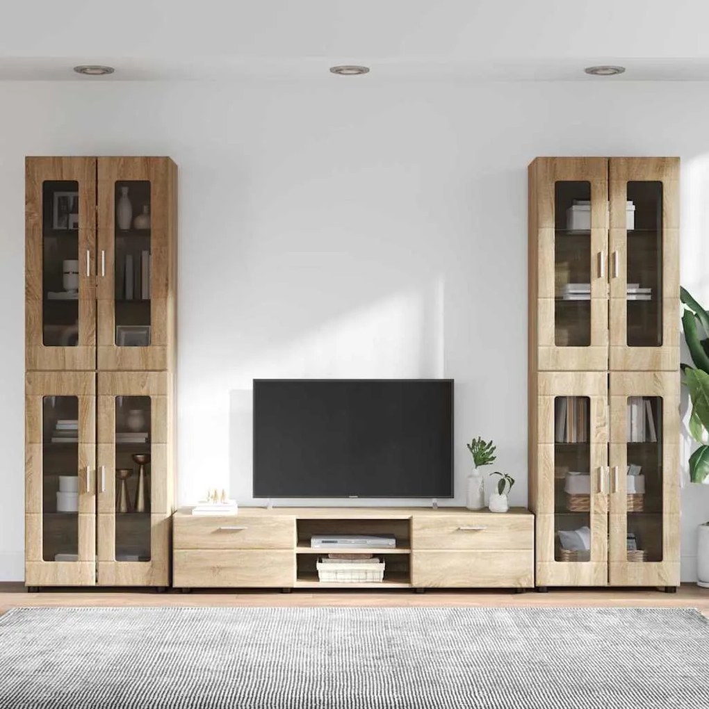 Sestava TV skříněk FLORIN 3 ks Sonoma dub Kompozitní dřevo 3397986