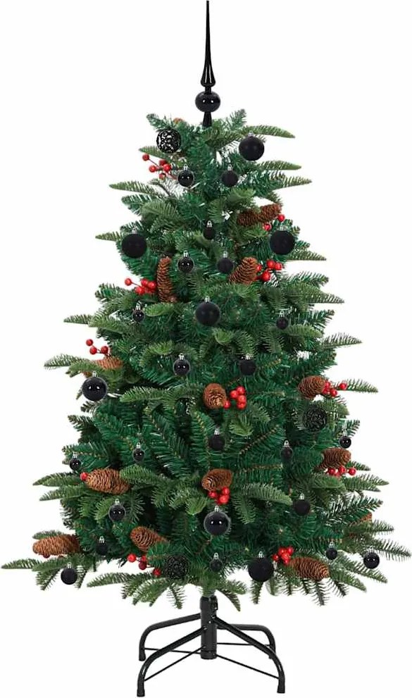 Umělý vánoční stromeček Zelená 150 cm PVC, kov a plast 3395542