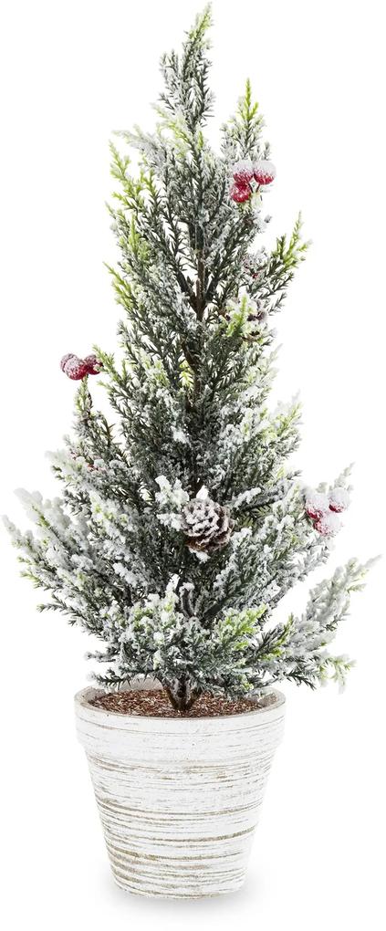 Vánoční dekorace stromek v květináči 43 cm 147034