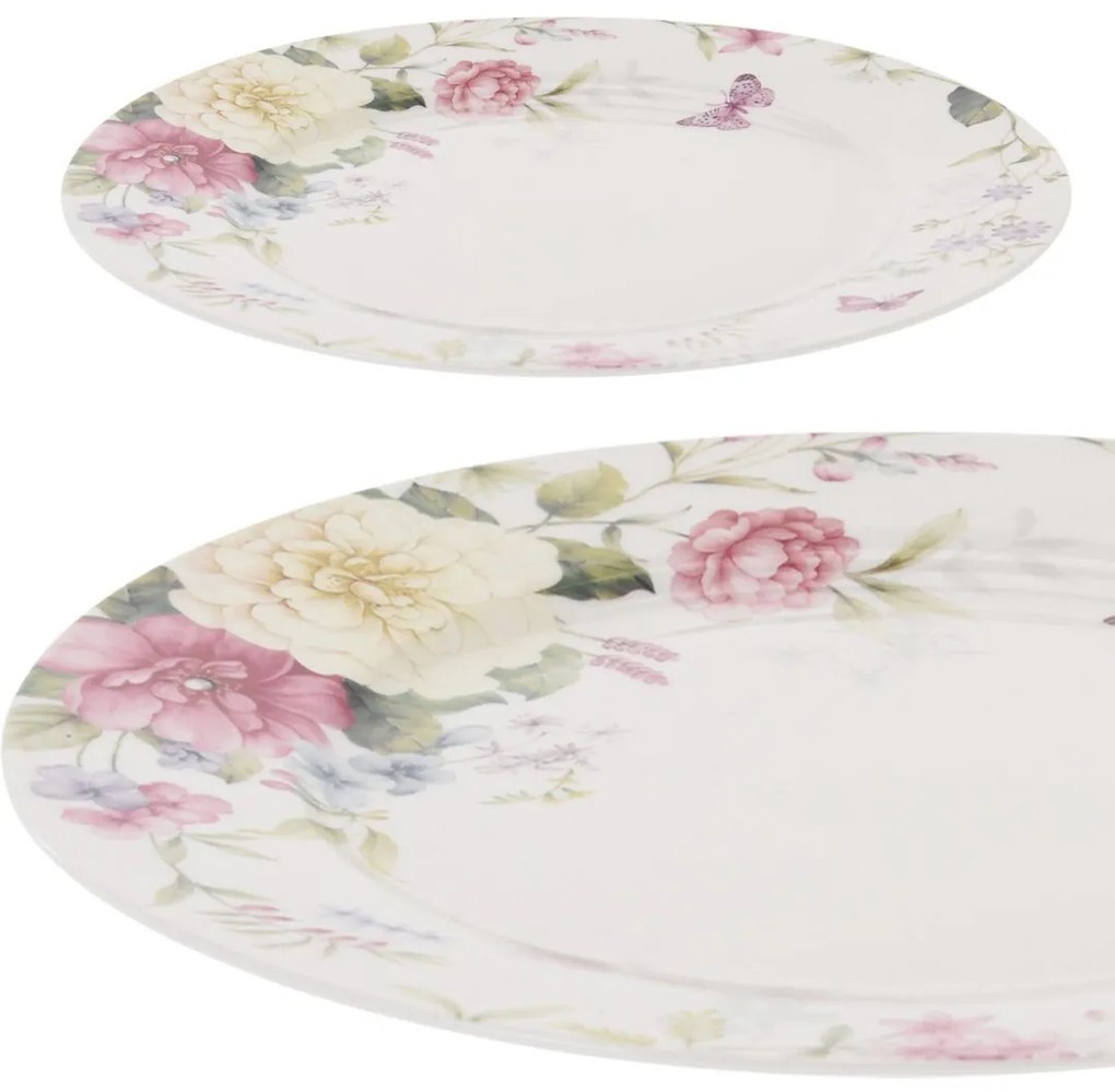 Porcelánový talíř Delicate Flowers, (fi) 27 cm, květiny