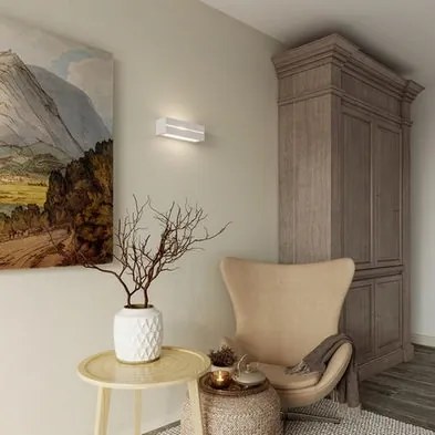Nástěnné keramické svítidlo SOLLUX Vega line E27 1x60W bez zdroje SL.0231 bílá