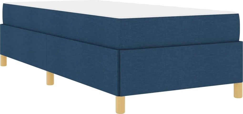 Rám postele Modrá 90 x 200 cm textil 3398912