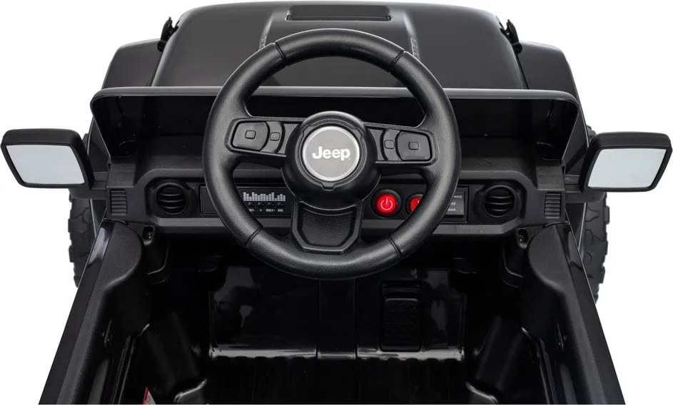 LEAN CARS Akumulátorové vozidlo Jeep Rubicon DK-JWR558 24 V, černé