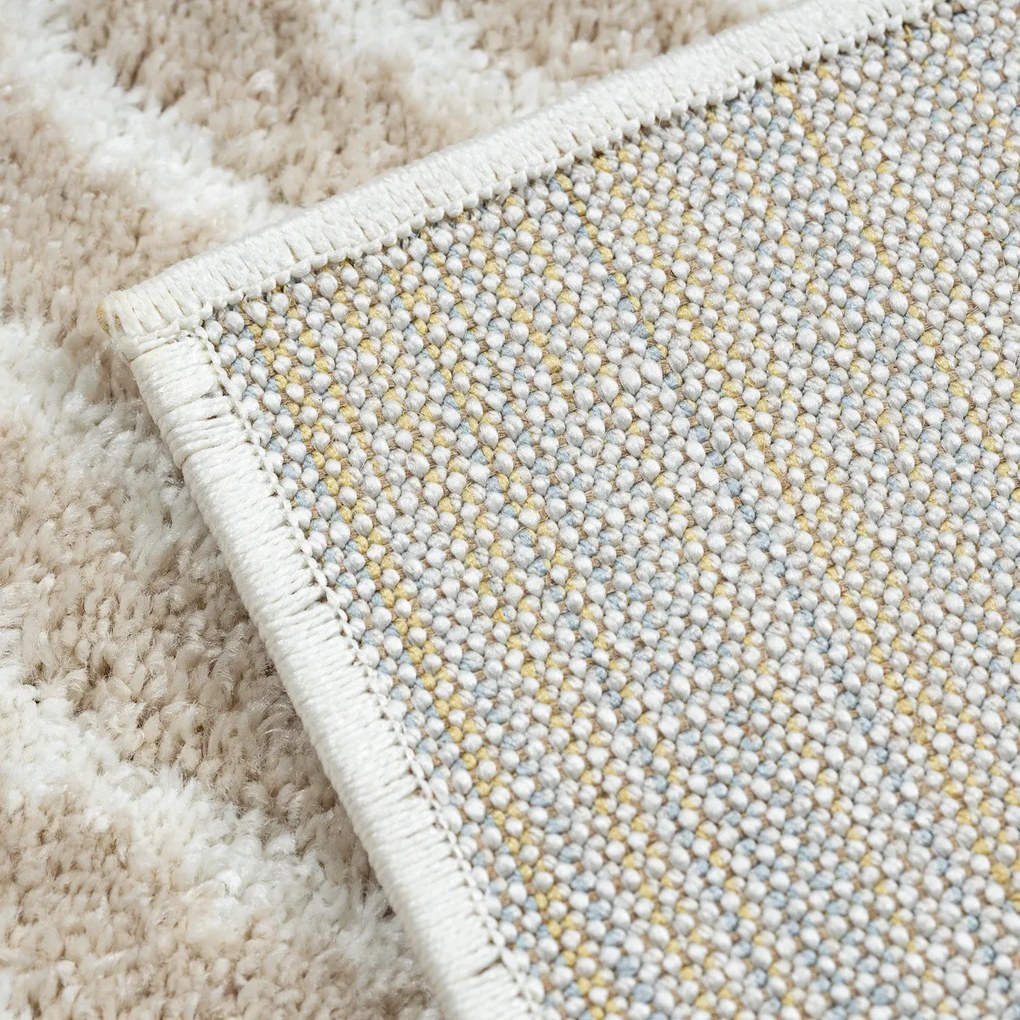 Dywany Łuszczów, Kusový koberec Fusion 0240 cream/yellow, 200x290, vícebarevná, kancelář