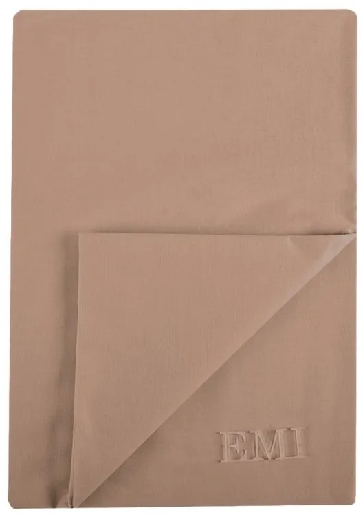 Plachta ložní cappuccino EMI, Pevná dvojitá plachta 200×220