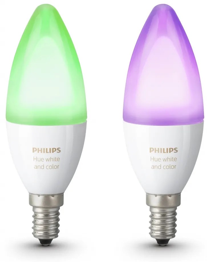 Philips SADA 2x LED RGB Stmívatelná žárovka Philips HUE WACA E14/6W/230V P2364
