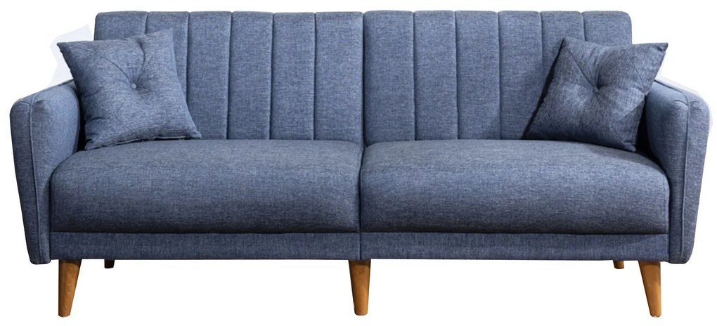 Atelier del Sofa 3-místná pohovka Aqua - Dark Blue, Tmavá Modrá