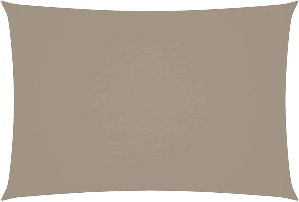 Stínící plachta oxfordská látka obdélníková 2,5 x 4,5 m taupe 135428