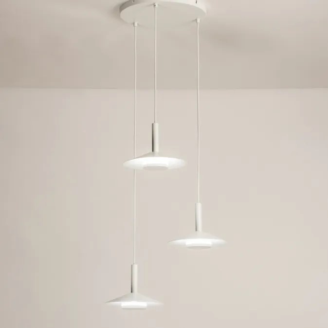 Závěsné LED svítidlo do kuchyně Simeon White