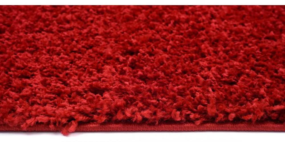 +Kusový koberec Shaggy Tokyo červený 70x250cm