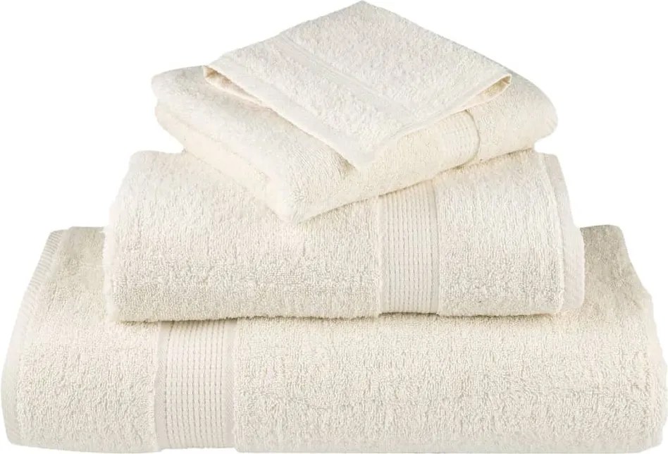 8dílná sada ručníků Premium SOLUND krémová 600 g/m² 137550