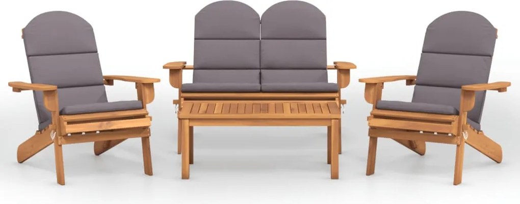 4dílná sada zahradního nábytku Adirondack masivní akácie 3152132