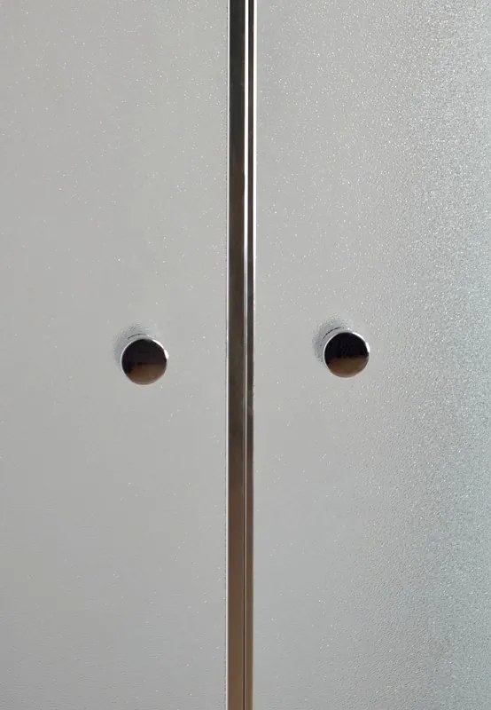 ARTTEC Dvoukřídlé sprchové dveře do niky SALOON C 12 grape sklo 116 - 121 x 195 cm XSAL0123