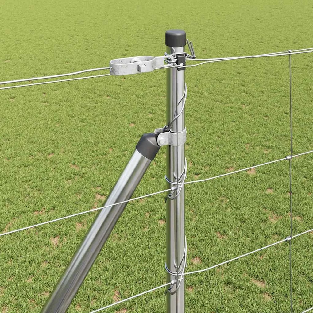 Svařované drátěné ploty s hroty 25 x 1,6 m Pozinkovaná ocel 3351442