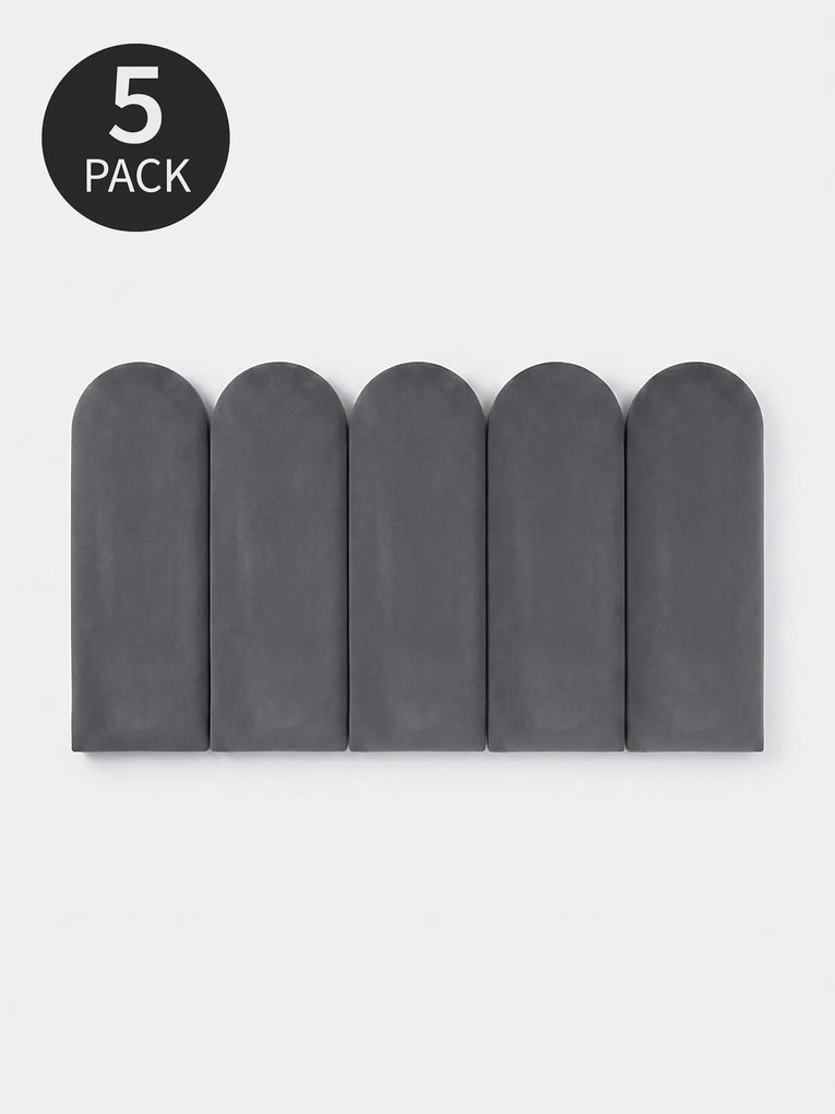 Sinsay - Čalouněné stěnové panely 5 pack - šedá