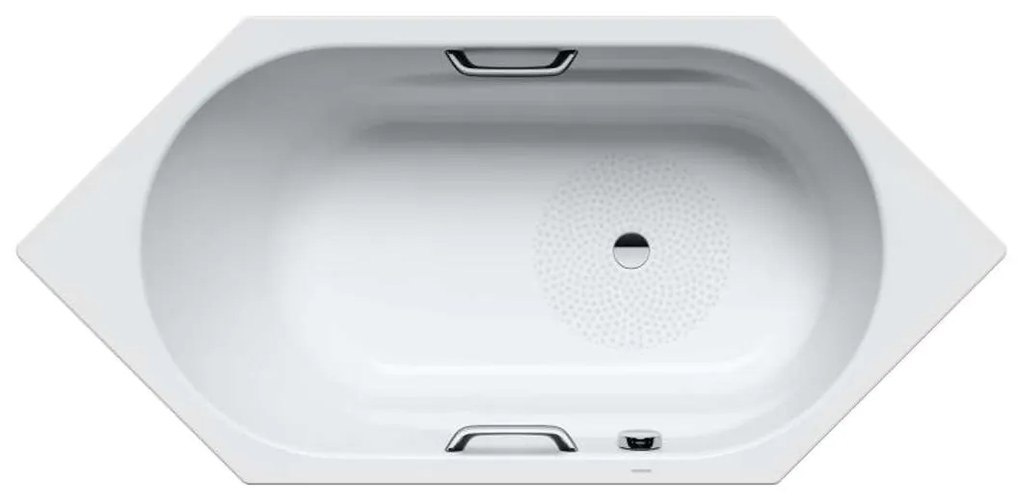 Kaldewei Ambiente - Vana Vaio 6 Star model 959, 190x90 cm, s otvory pro madla, antislip, Perl-Effekt, bílá 233930003001