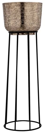 Eglo 428095 - SADA 3x Kovový květináč OKAYAMA černá/zlatá