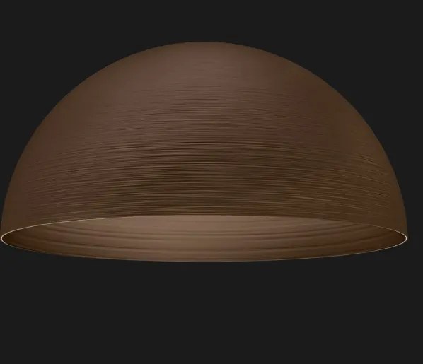 Doxis Dome 900 textured Závěsné led designové svítidlo Barva: Uzená hnědá, Chromatičnost: 2700K Dali