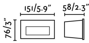 FARO 70289 - LED Vestavné svítidlo MANI LED/5W/230V IK07 IP65 šedá