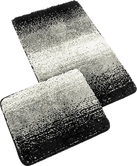 Bellatex BANYSILVER sada - bez výkroje Černá,Šedá 60x100 cm 60x50 cm (SADA)