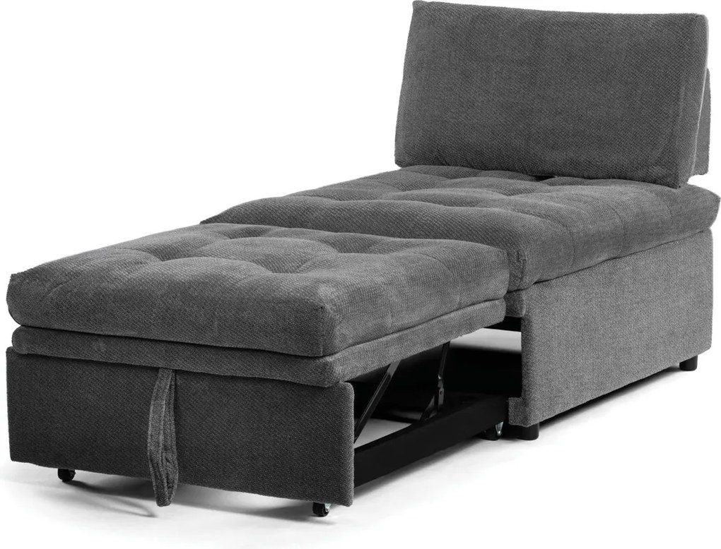Autronic Rozkládací čalouněné křeslo ASB-C3410 Barva potahu: Zelená