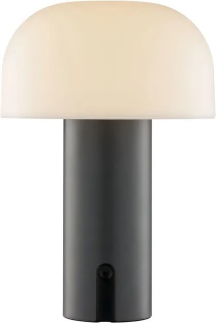 Brilliant G60305/22  Venkovní AKU stolní lampa MATTIS šedá USB-C