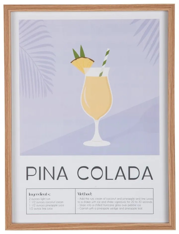 Obraz 31,5x41,5 cm Pina Colada – PT LIVING