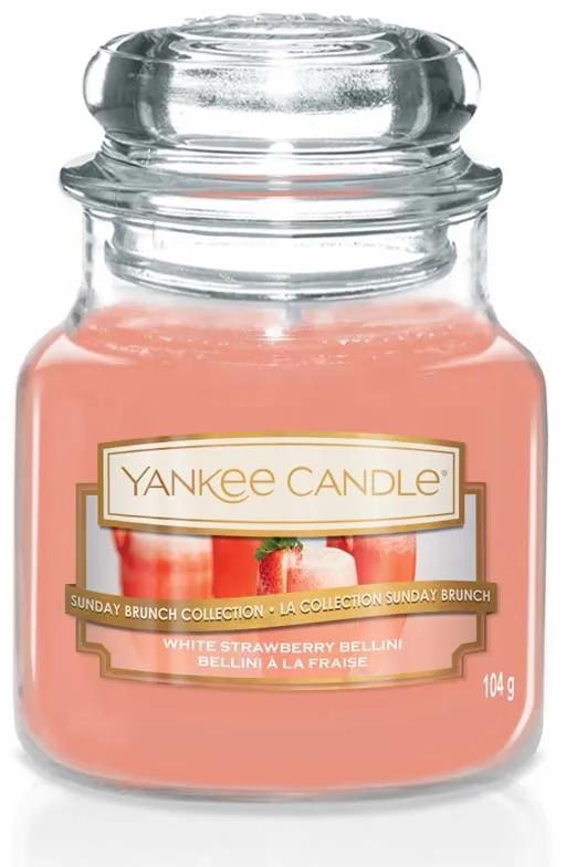 Yankee Candle - vonná svíčka White Strawberry Bellini 104g
