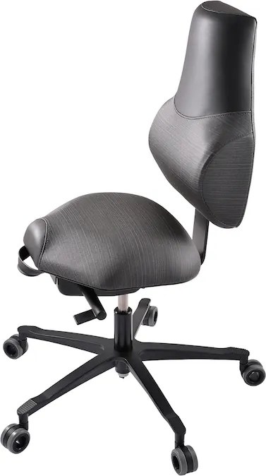 Prowork Zdravotní židle THERAPIA STANDI standardní – na míru, eko kůže, NX18/CX18 GREY
