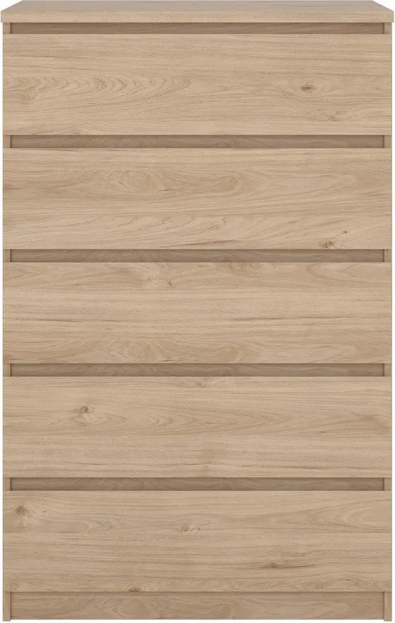 Komoda v dekoru dubu v přírodní barvě 77x121x50 cm Naia – Tvilum