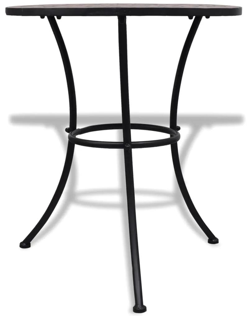 vidaXL Bistro stolek terakota 60 cm mozaika