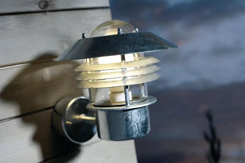 Nordlux Vejers  Venkovní nástěnná svítidla kov, sklo IP54 Varianta: galvanizovaná ocel