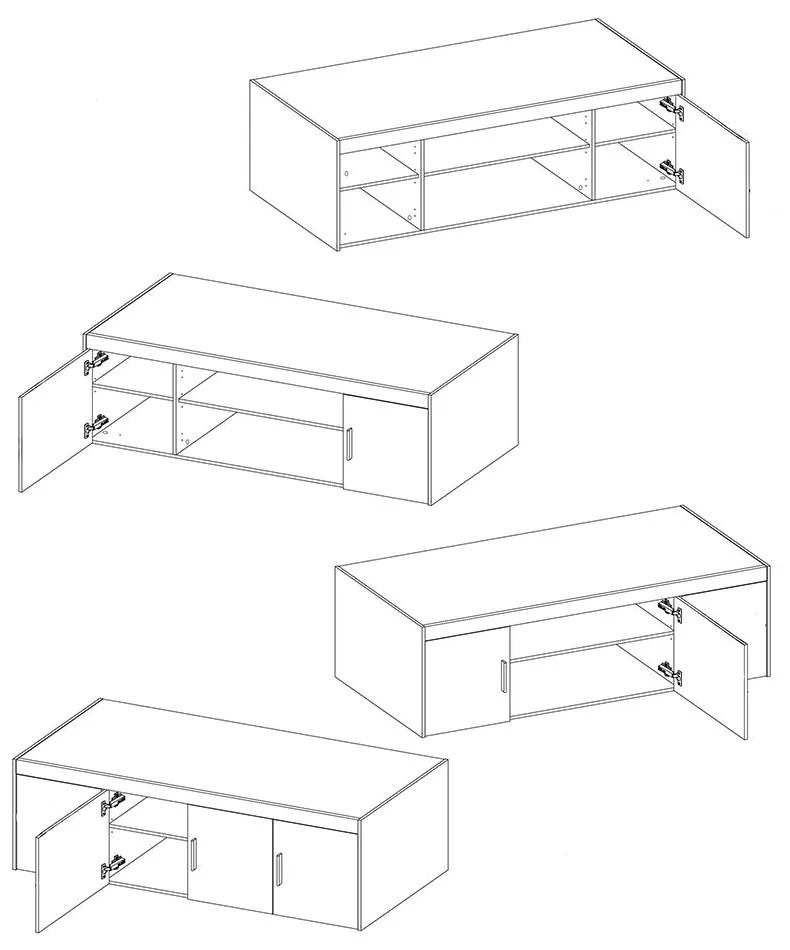Šatní skříň ELENA 4D 2S + zrcadlo + nástavec | 176,3 cm | bílá