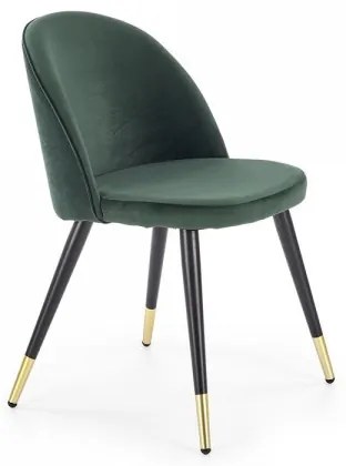 Jídelní židle Valdemar tmavě zelená