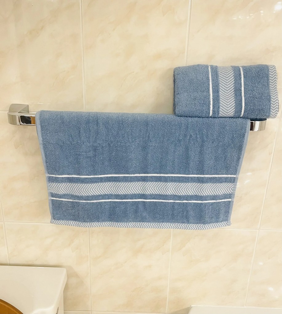 Froté ručník deluxe Maroko modrý 30x50cm TiaHome