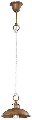 Il Fanale 207.09.OO  V Barco, závěsná lampa z mosazi, 1x46W E14, průměr 20cm