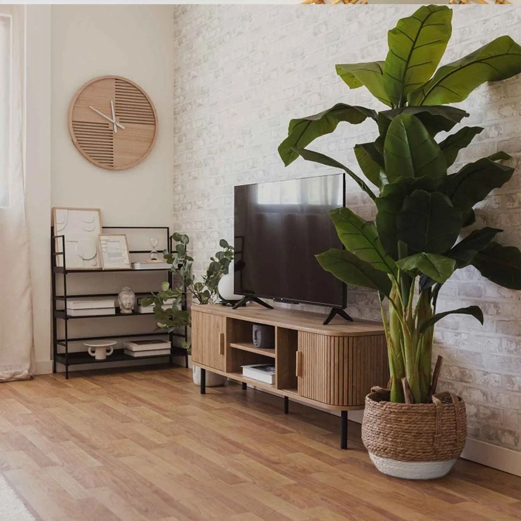 Tutumi, sada přírodních košů Boho 2ks YT21B-34, bílá-hnědá, HOM-02809