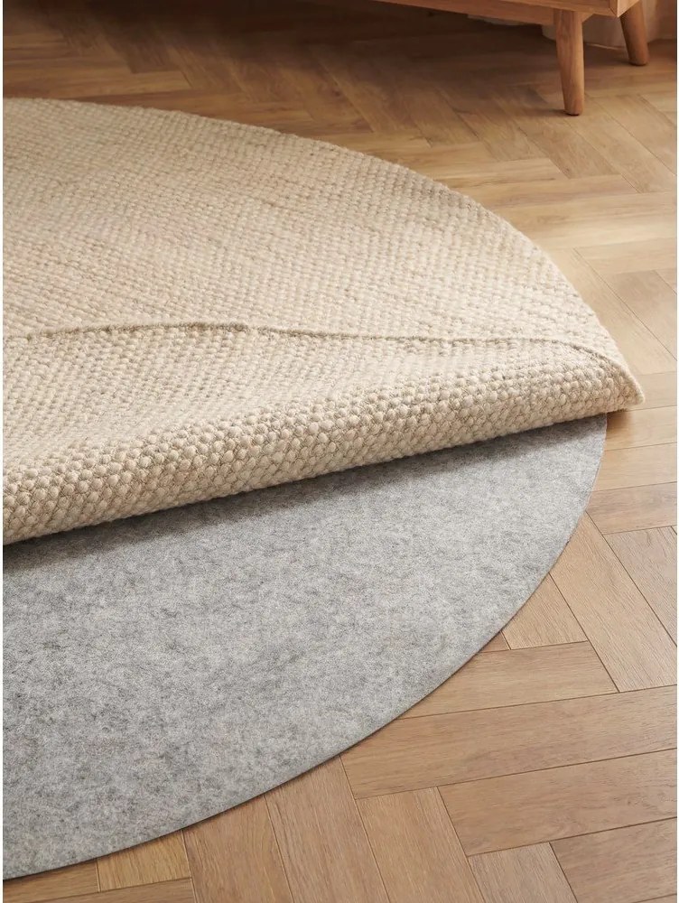 Protiskluzová podložka pod koberec ø 100 cm Solid – Vikosa