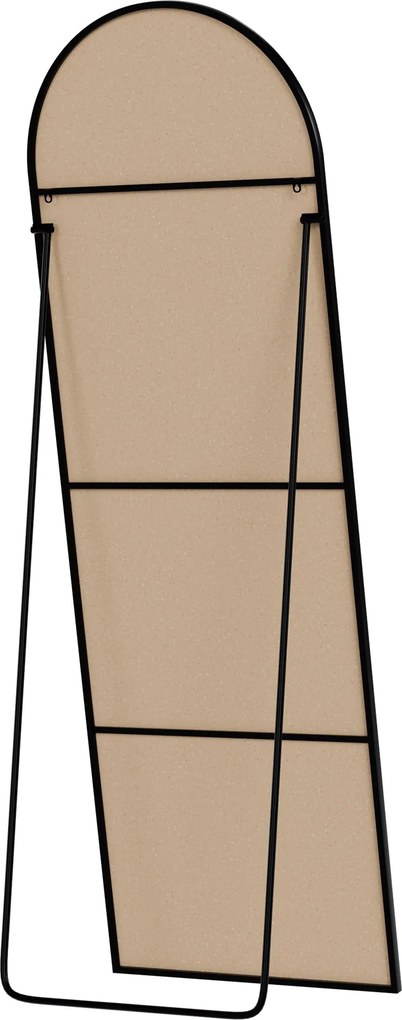 Zrcadlo Moline 150x50 cm – černá-matt