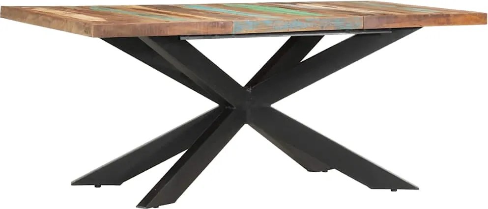 Jídelní stůl 180 x 90 x 76 cm masivní recyklované dřevo 285966