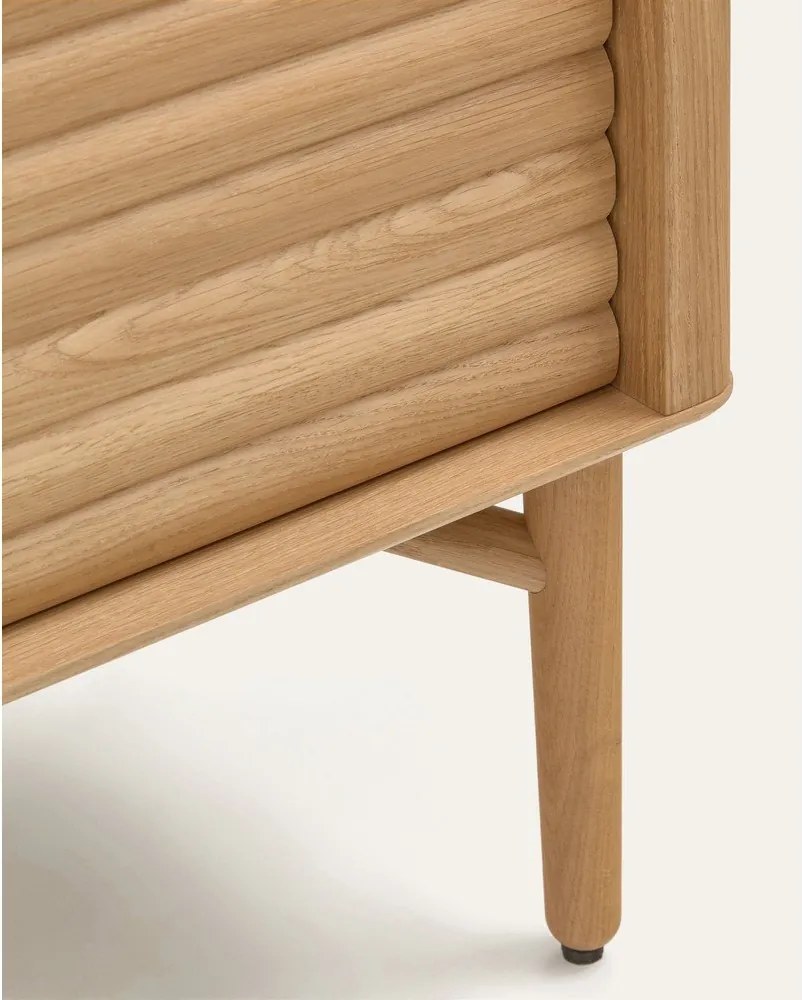 Skříňka v dekoru dubu v přírodní barvě 104,5x144x40 cm Lenon – Kave Home