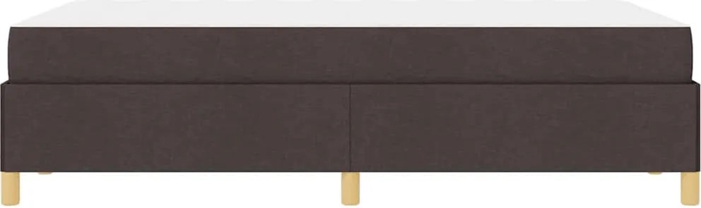 Rám postele Tmavě hnědá 120 x 190 cm textil 3398923
