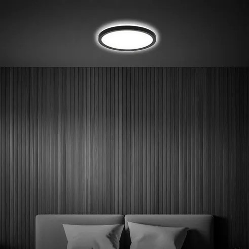LED svítidlo BRILONER Pulap průměr 29cm IP44 černá 3820415