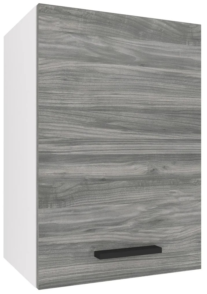 Kuchyňská skříňka Belini horní 40 cm šedý antracit Glamour Wood  TOR SG40/3/WT/GW1/0/B1