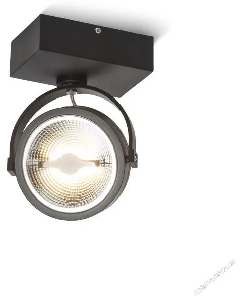 RED R12333 KELLY LED I nástěnná černá 230V LED 12W 24° 3000K - RED - DESIGN RENDL