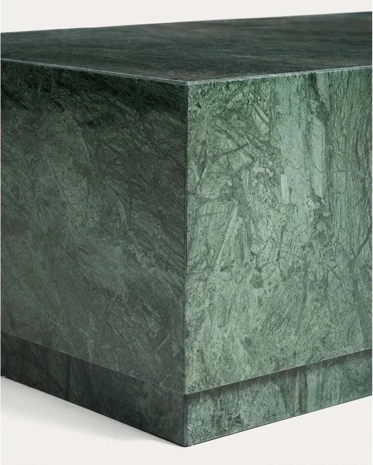 Zelený mramorový konferenční stolek 50x100 cm Sorein – Kave Home
