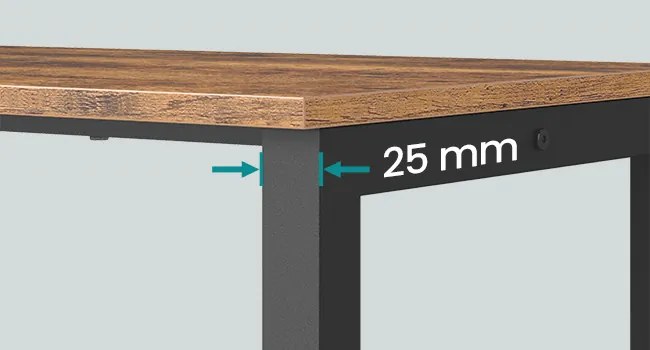 Kuchyňský regál na přepravky Jogin 105,4 cm černý/hnědý