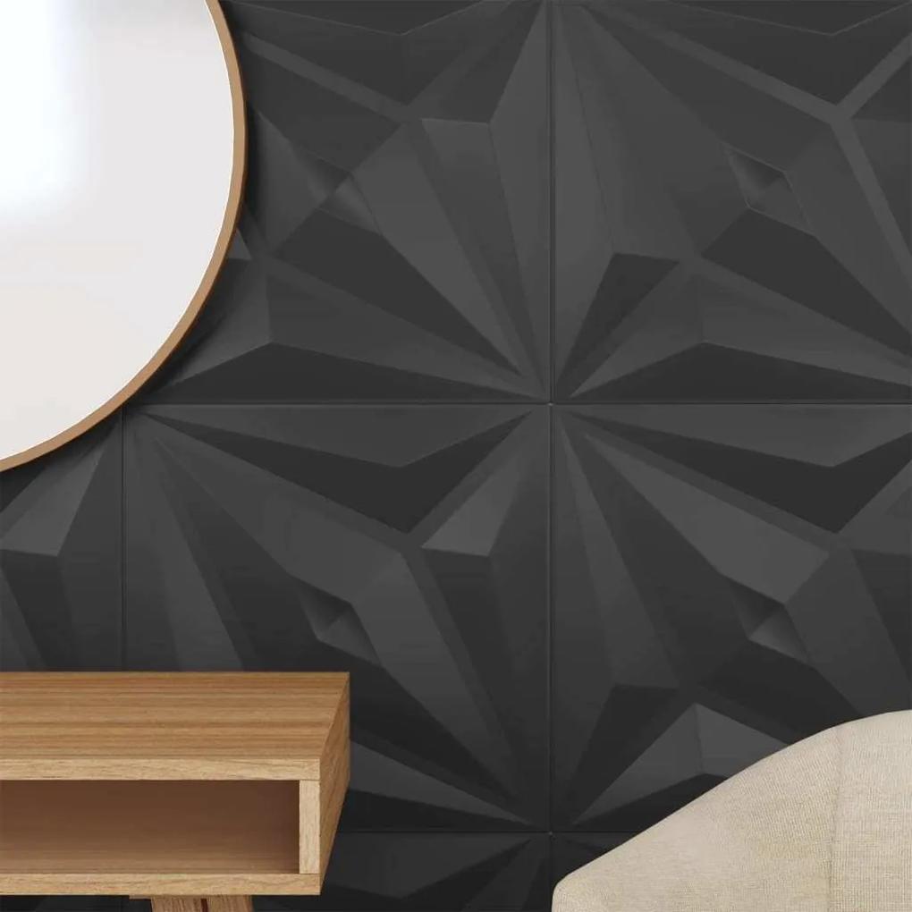 vidaXL Nástěnné panely 24 ks 50 x 50 cm XPS 6 m² diamant [356935] Barva: Origami šedá