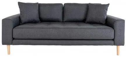 Pohovka LIDO 2,5 sedák 180 cm, polyester tmavě šedý House Nordic 1301430