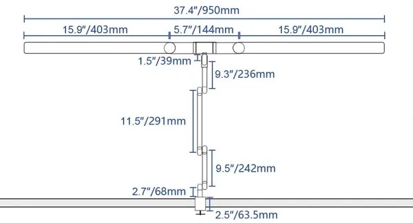LED Stmívatelná dotyková stolní lampa LED/24W/230V 3000-6500K CRI 92 černá